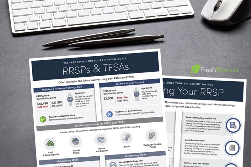 RRSP and TFSA Infographic - Fresh Plan