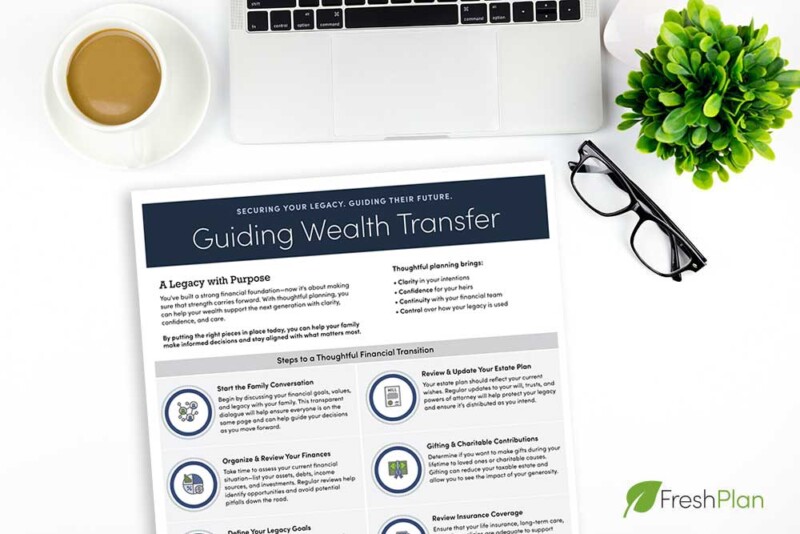 Guiding Wealth Transfer Infographic - Fresh Plan